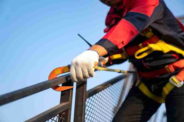 How to Attach a Safety Harness to Scaffolding with an Anchor
